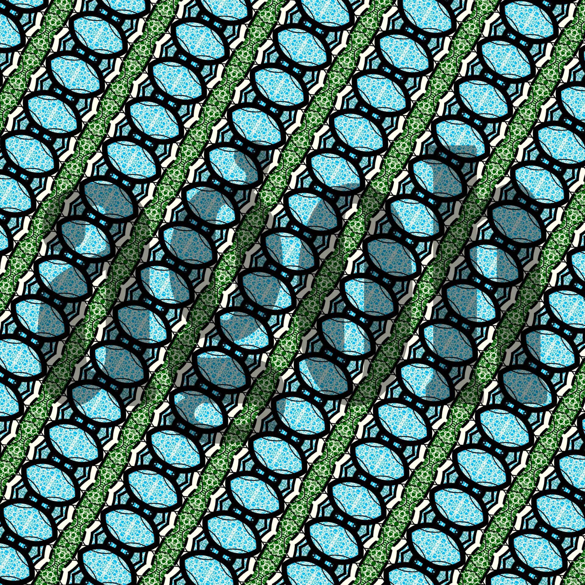 20 AFRICAN Blue Stripes Patterns _ Pack of 20 - Africa - Digital Paper ...