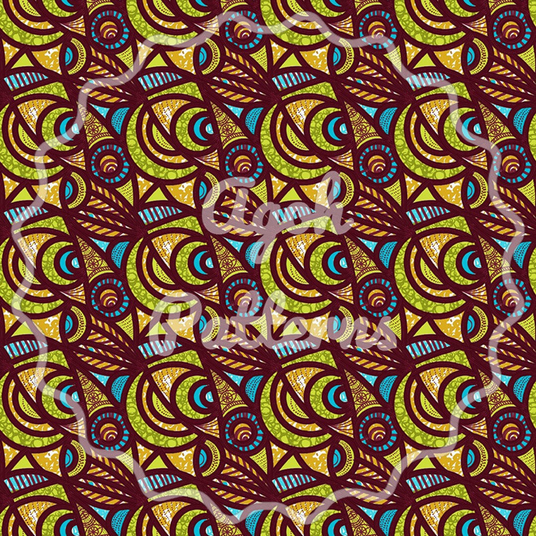 BURUNDI - JPEG Seamless Pattern Files - African Patterns Wax ...