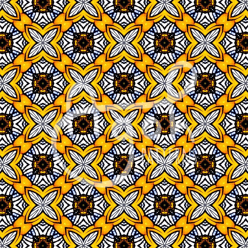 Pack of 12 Digital Files of Inspiration Yellow Ankara Design Woven ...