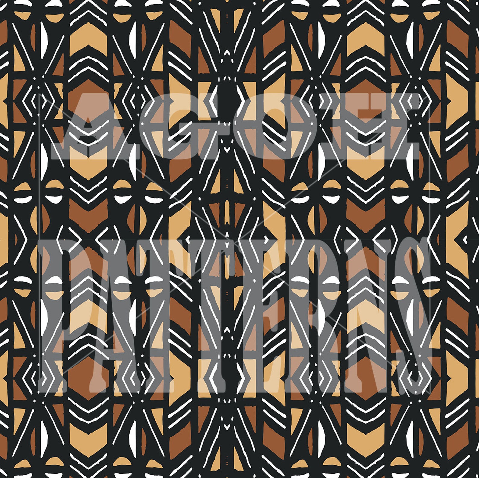 AFRICAN BOGOLAN Vector Pattern AI Svg Svgz Pdf Eps Files 6 - Etsy