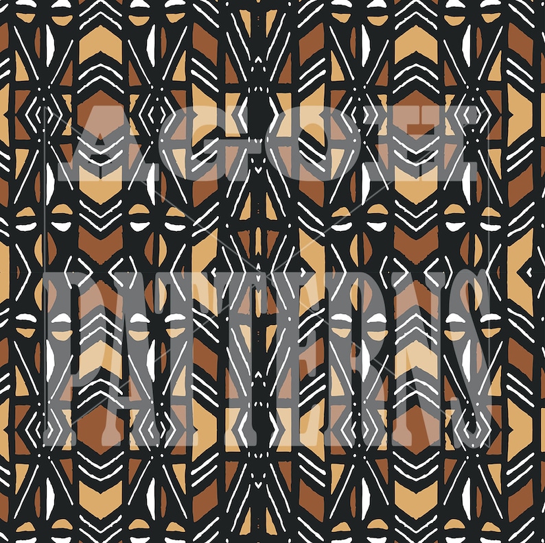 AFRICAN BOGOLAN Vector Pattern AI Svg Svgz Pdf Eps Files 6 - Etsy