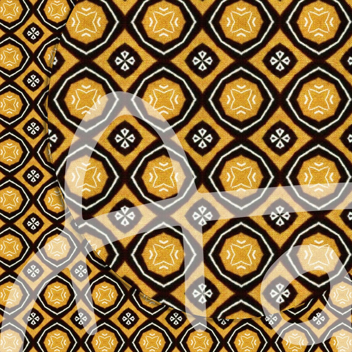 AFRICAN Yellow Bogolan Patterns Pack of 12 - Africa - Digital Paper ...