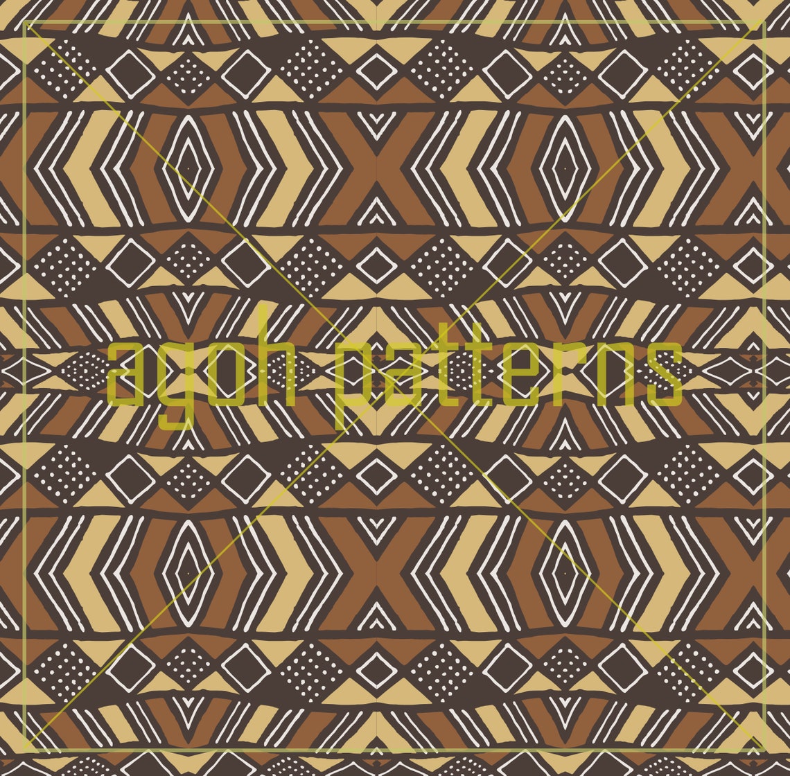 AFRICAN BOGOLAN Vector Pattern AI Jpeg Svg Svgz Pdf Eps Files - Etsy UK