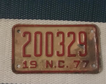 Vintage Motorcycle Plate - Etsy