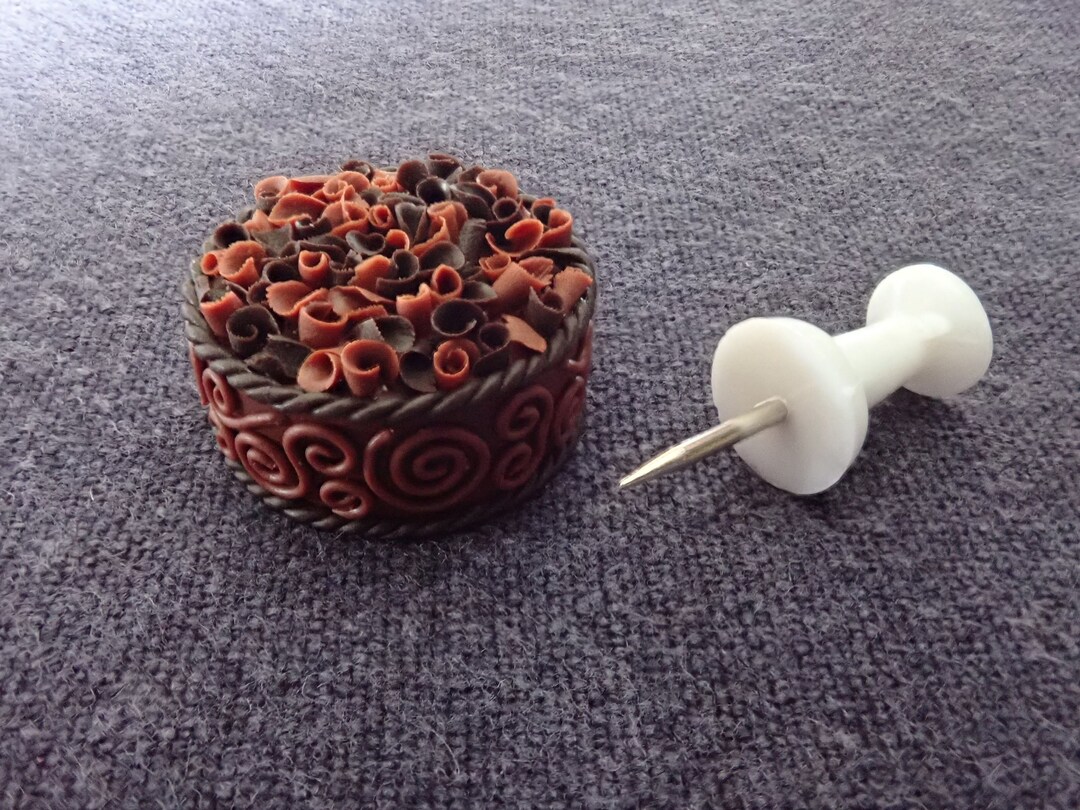 1/12th Scale Chocolate Curl Cake - Etsy