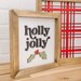 Christmas Sign Wood, Holly Jolly Sign, Christmas Signs Wood, Holly ...