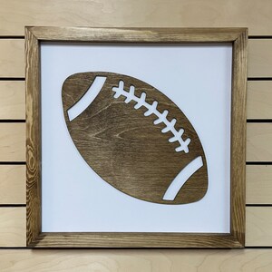 Set of 4 Football Signs, Football Gallery Wall, Football Gallery ...