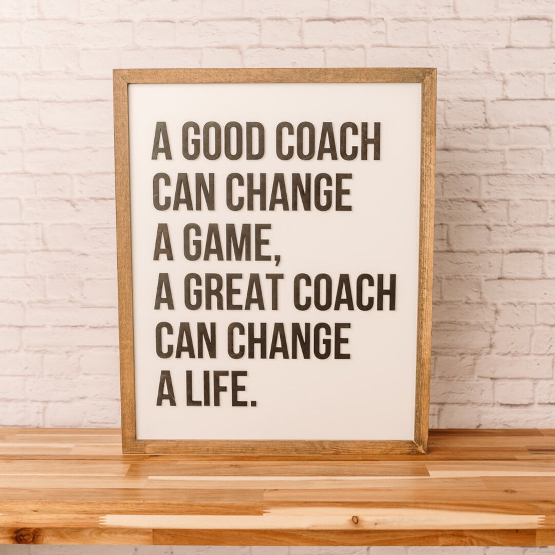 Coach Appreciation Sign, Sports Coach Sign, Coach Appreciation Gift ...