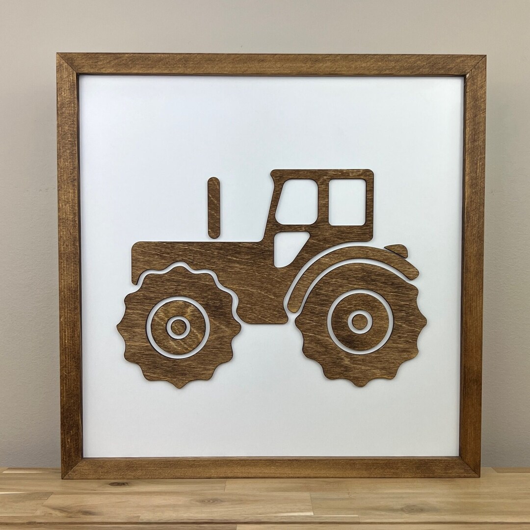 Farm Wood Signs, Tractor Room Decor, Tractor Bedroom, Tractor Bedroom ...