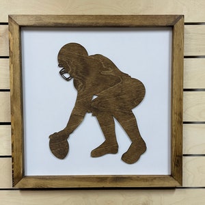 Set of 4 Football Signs, Football Gallery Wall, Football Gallery ...