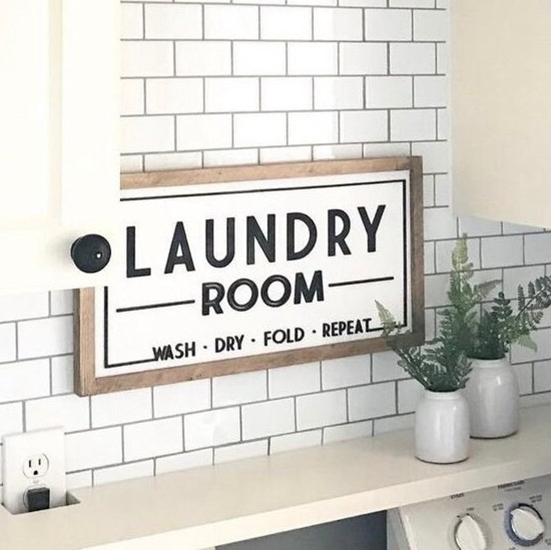 11x21 Inch Laundry Room Sign, Laundry Room Decor, Laundry Room ...