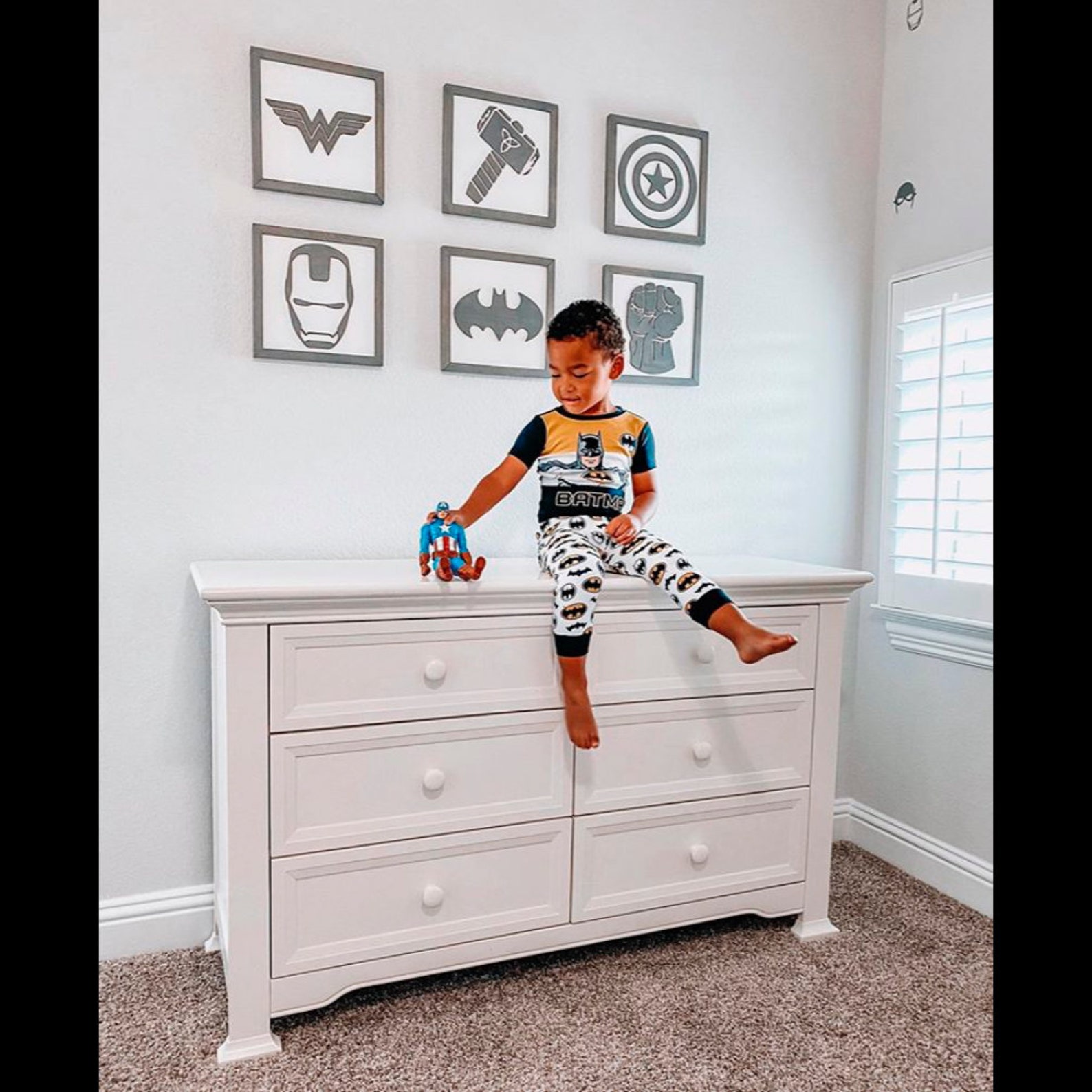 Superhero Sign 11 Super Hero Room Decor Boys Bedroom - Etsy