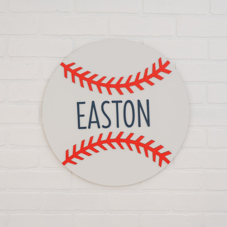 Baseball Sign for Player, Kids Room, Baseball Nursery, Decor for Boys ...