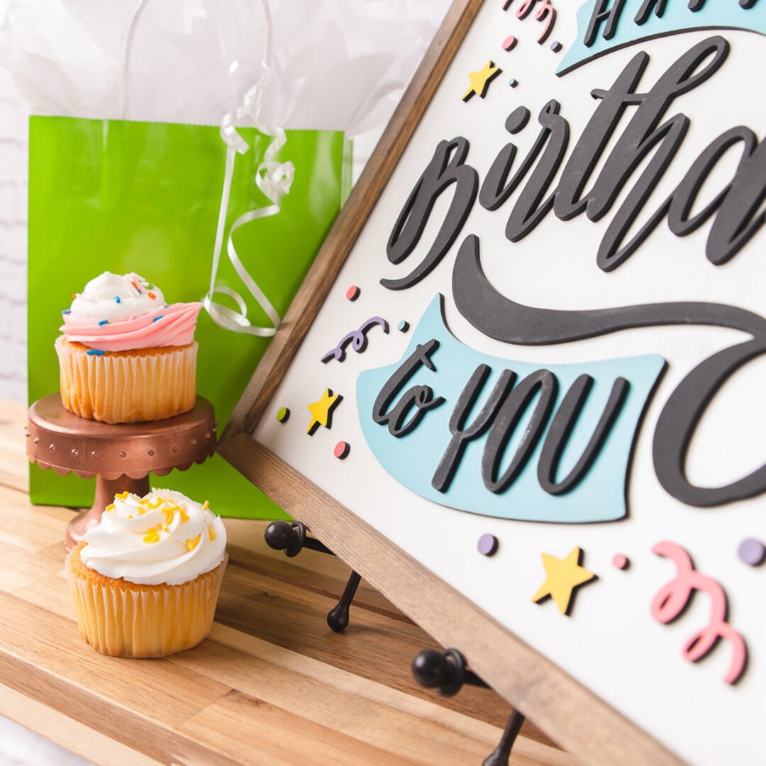 Birthday Decorations for Kids, Reusable Birthday, Reusable Birthday ...