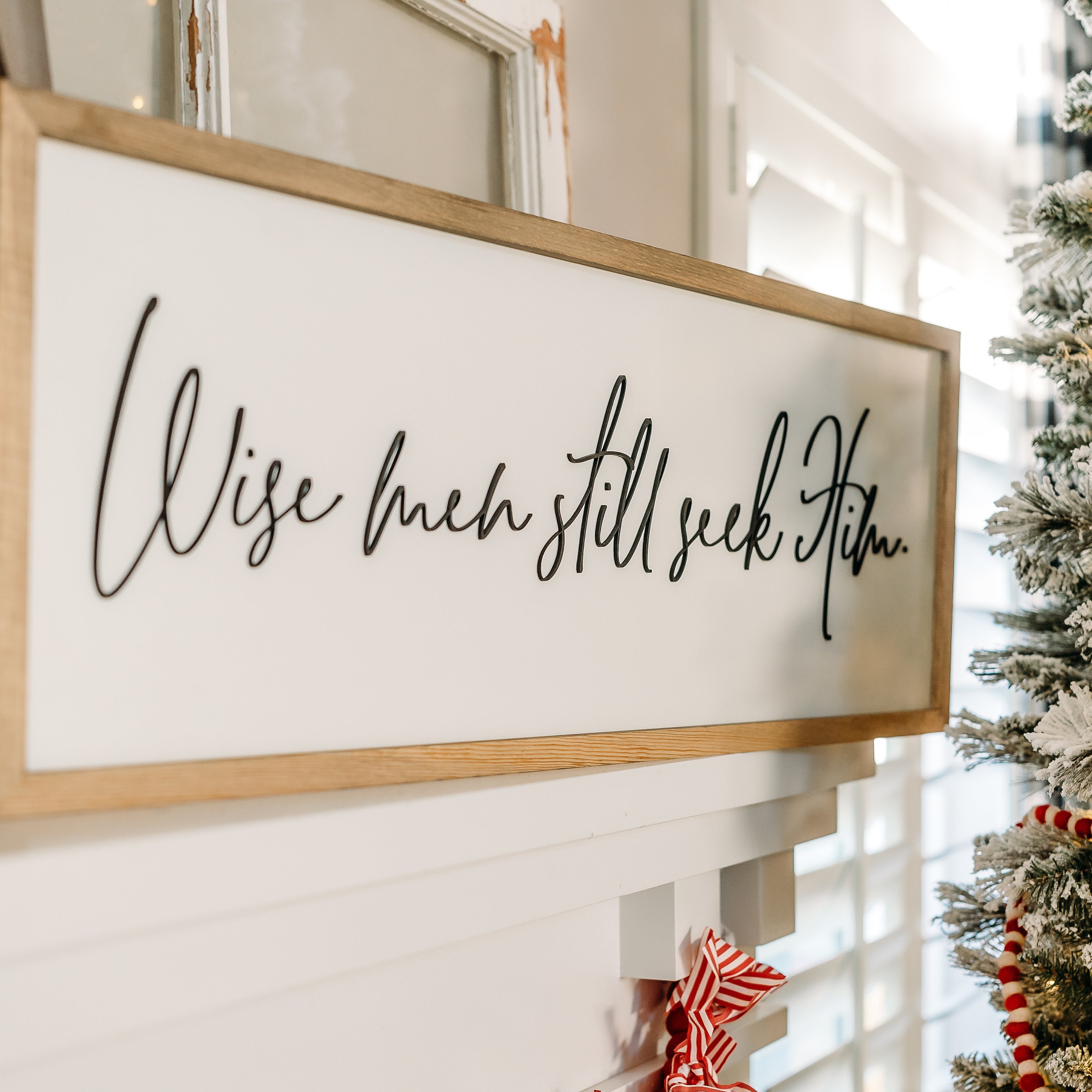 Wise Men Still Seek Him, Christ Centered Christmas Decor, Christ ...