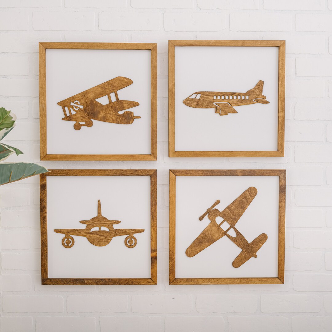 Airplane Sign, Airplane Toddler Room, Airplane Toddler Wall Decor ...