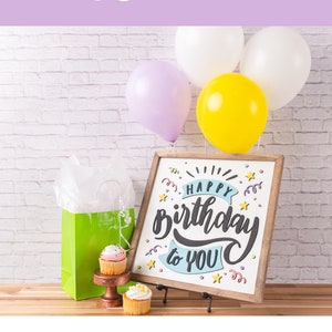 Reusable Birthday Decorations, Birthday Decorations for Kids, Reusable ...
