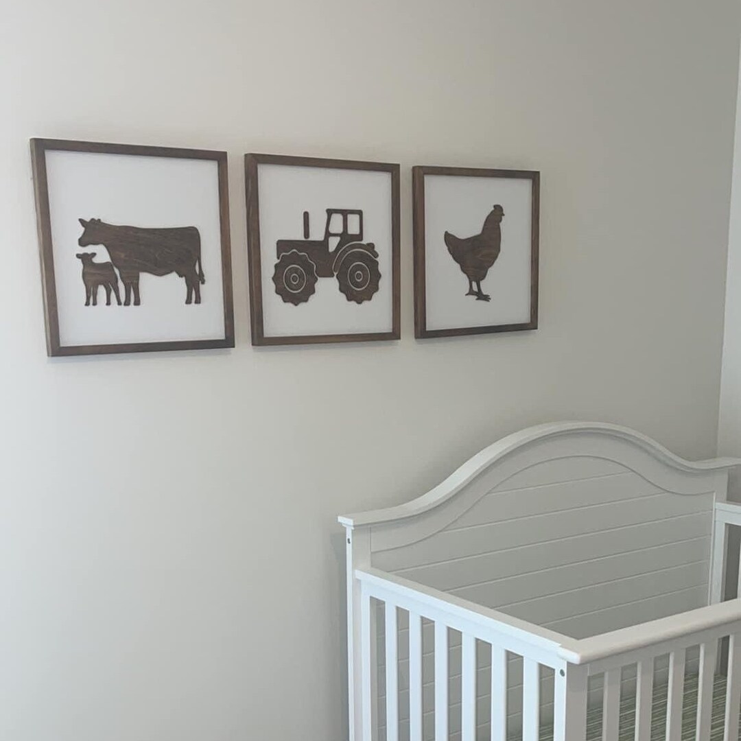 Farm Wood Signs, Tractor Room Decor, Tractor Bedroom, Tractor Bedroom ...