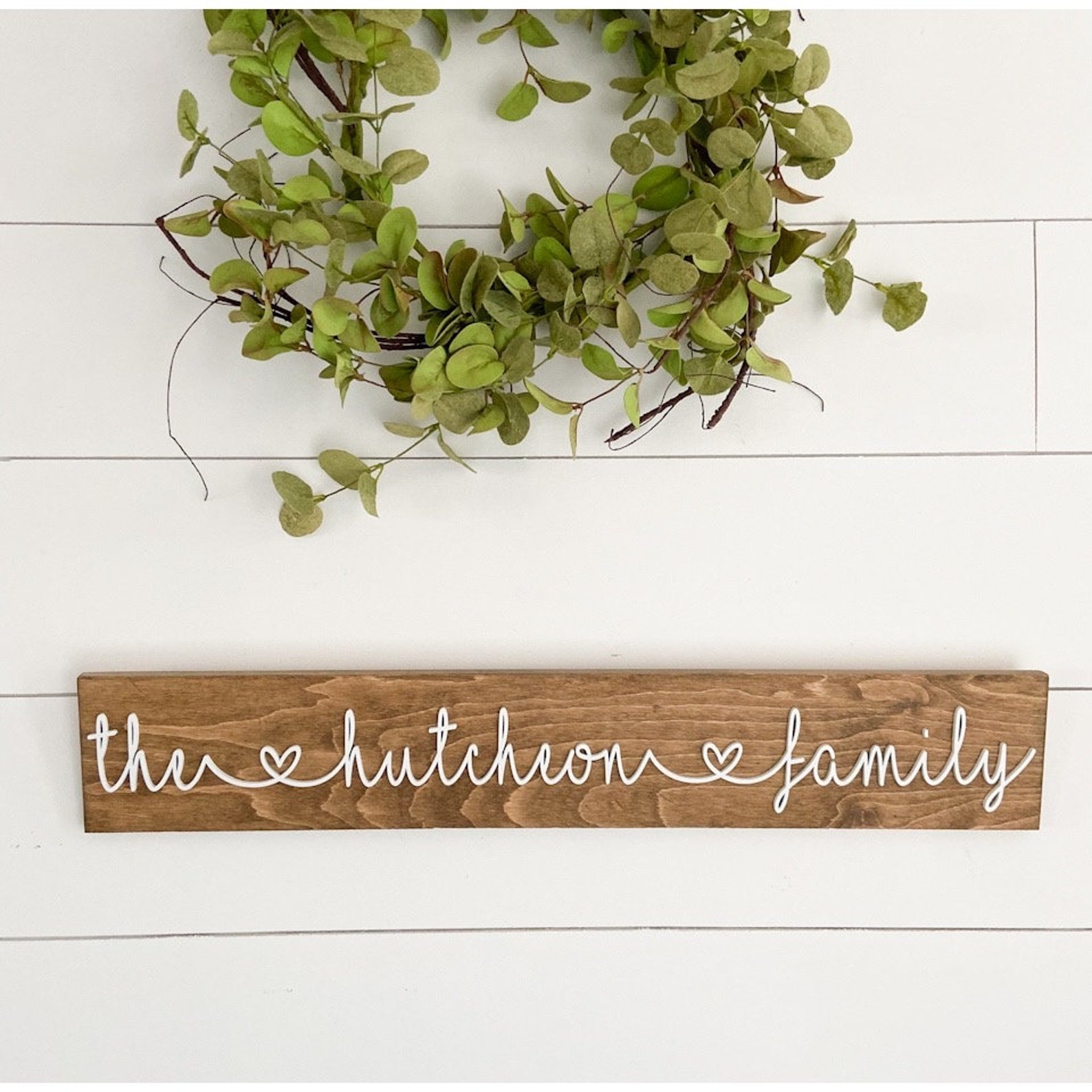 Personalized Family Name Sign | Custom Gift | Wedding Gift ...