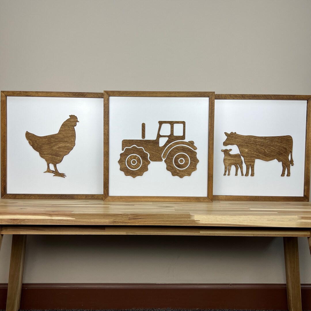 Farm Wood Signs, Tractor Room Decor, Tractor Bedroom, Tractor Bedroom ...