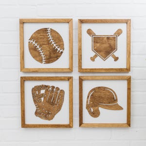 Baseball Sign, Sports Bedroom Decor, Kids Room, Baseball Nursery Decor ...