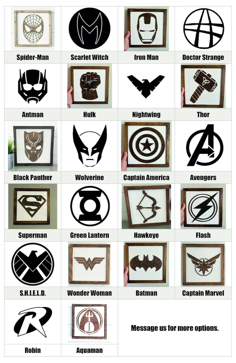 Superhero Sign 11 Super Hero Room Decor Boys Room - Etsy España