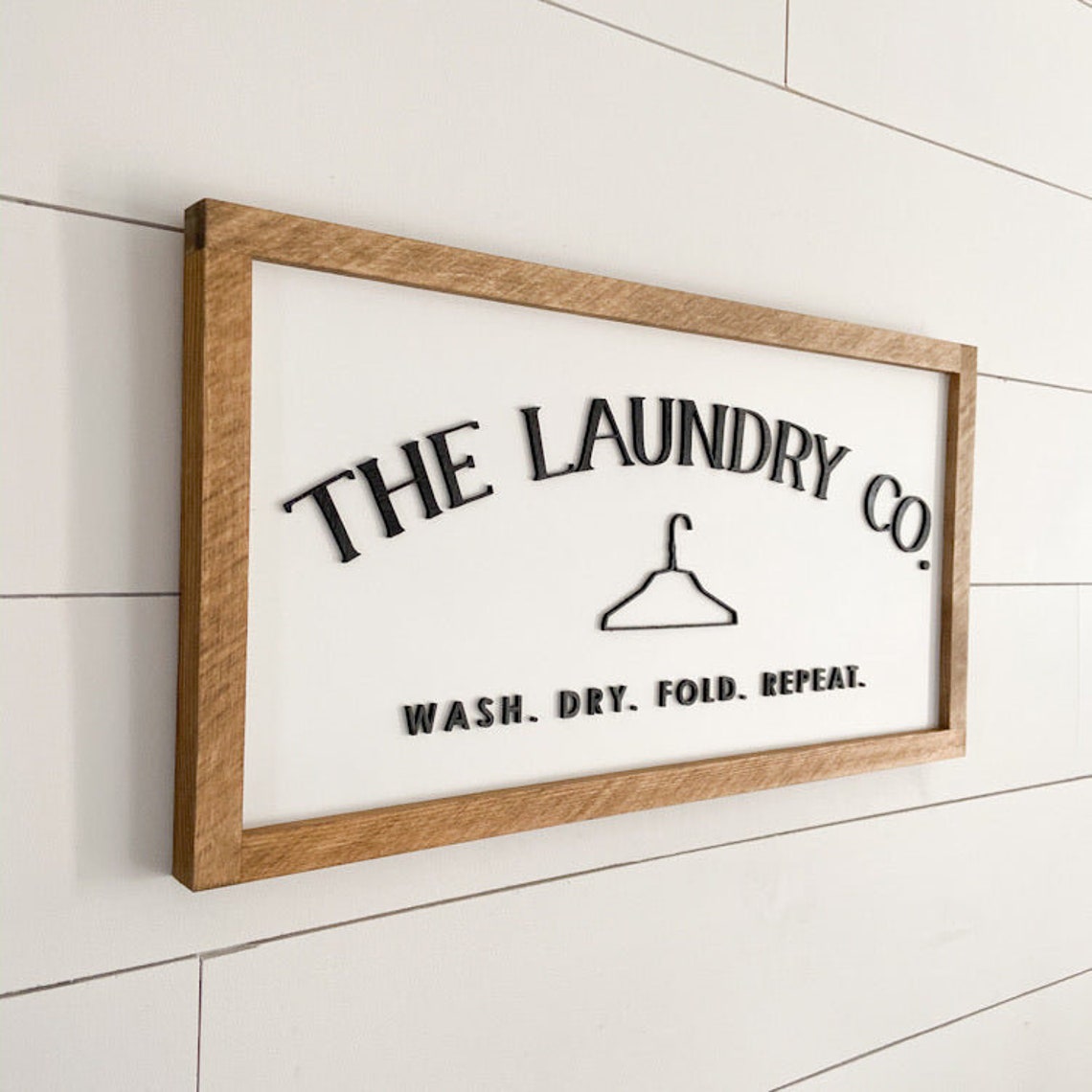 The Laundry Co. Sign, Laundry Room Sign, Modern Farmhouse Laundry Room ...