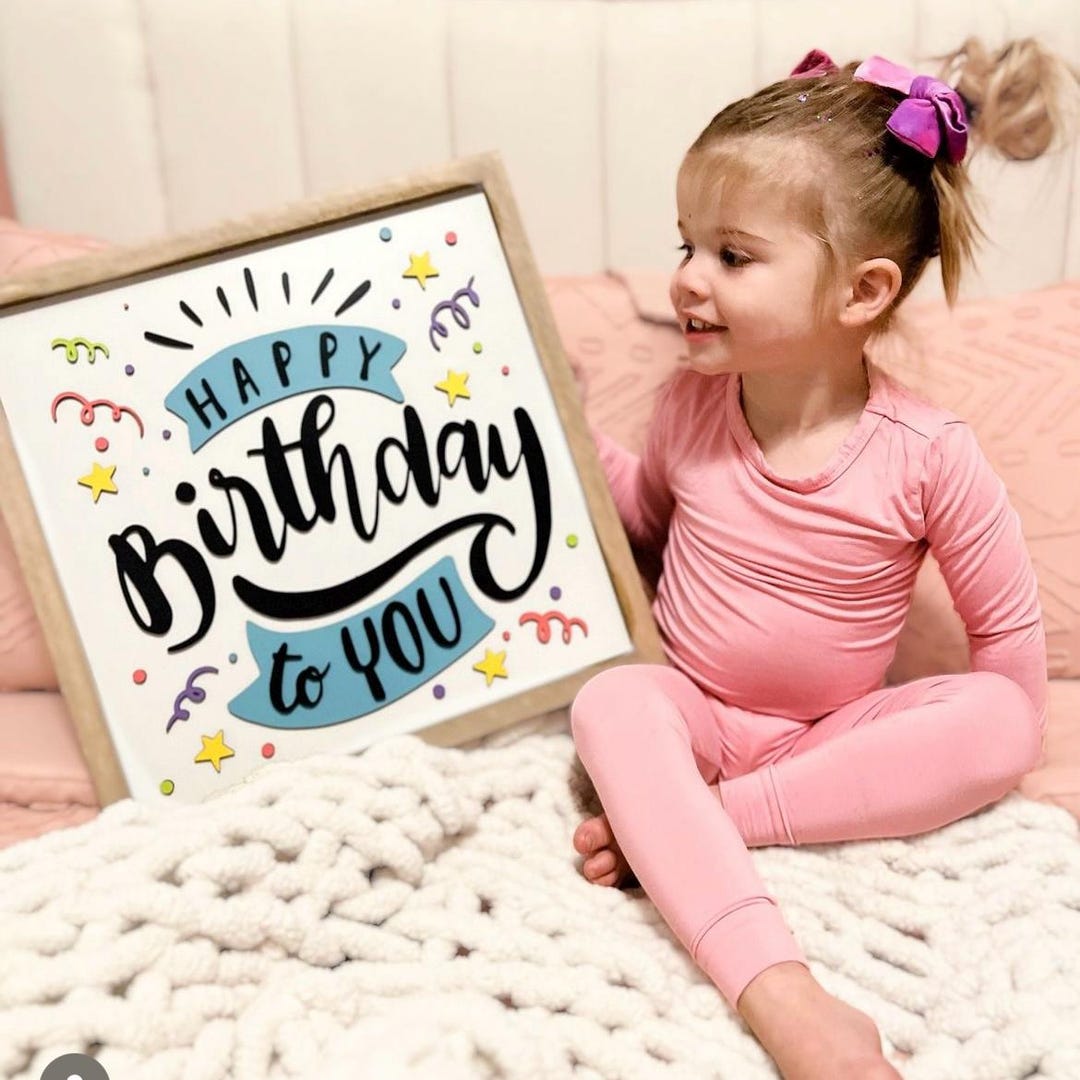 Reusable Birthday Decorations, Birthday Decorations for Kids, Reusable ...