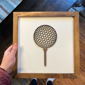 Golf Sign, Golf Ball Sign, Golf Room Decor, Golf Art, Golf Decor for ...
