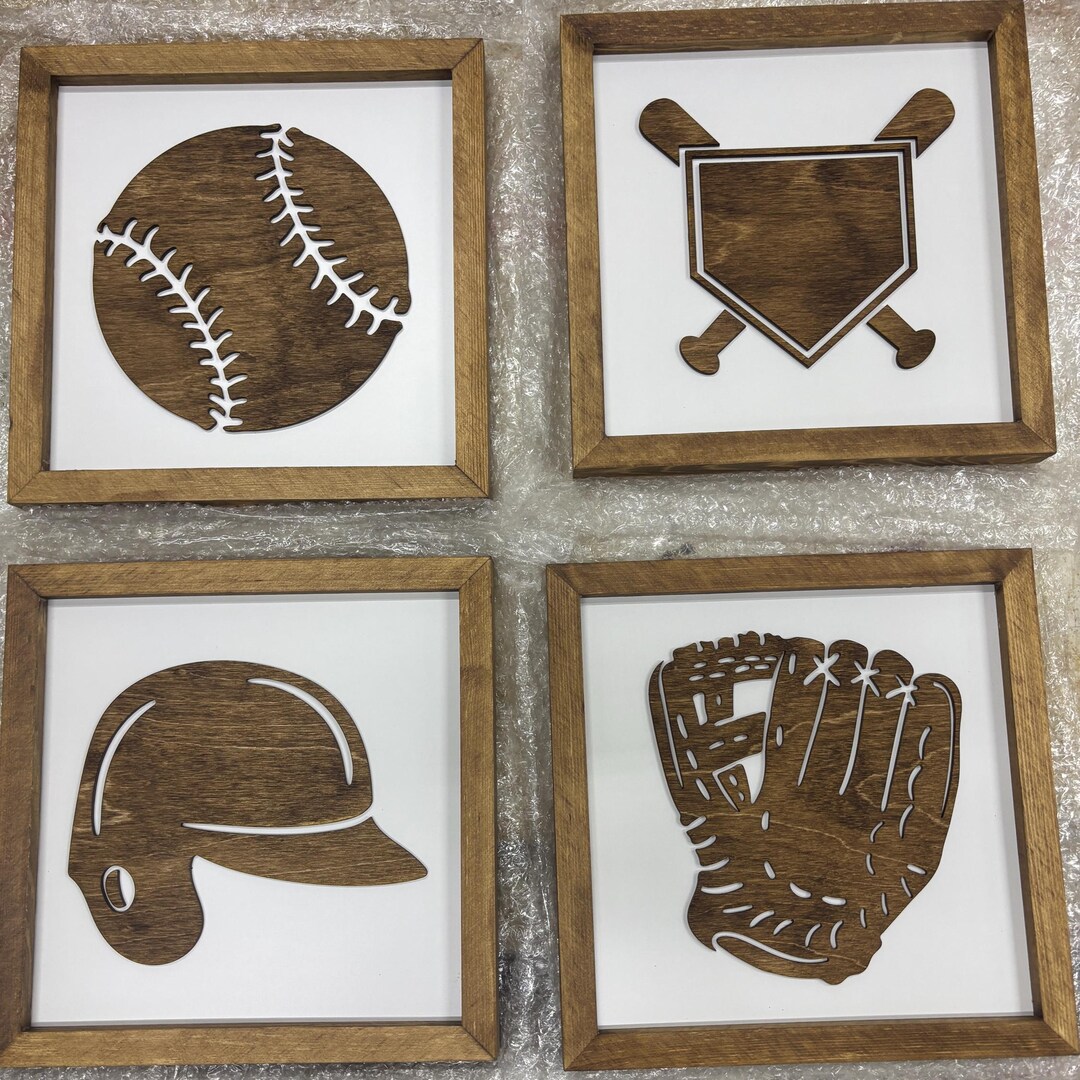 Baseball Sign, Sports Bedroom Decor, Kids Room, Baseball Nursery Decor ...