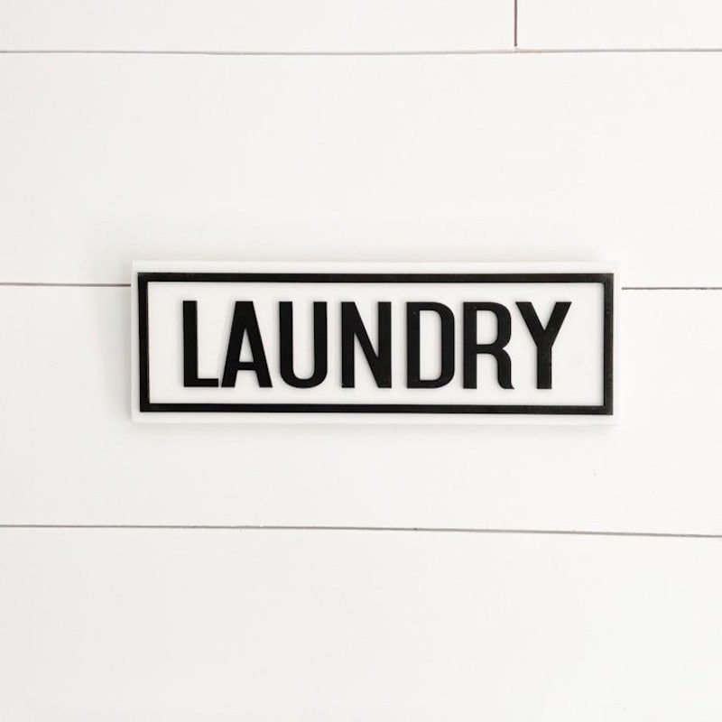 Laundry Room Door Sign - Etsy