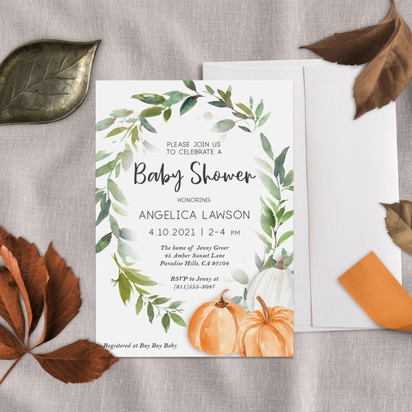 October Baby Shower - Etsy