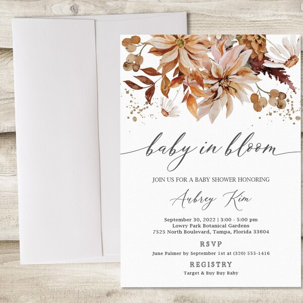 Fall Luncheon Invitation - Etsy