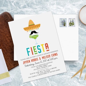 Fiesta Invitation, Fiesta Couples Shower Invitation, Couples Shower ...