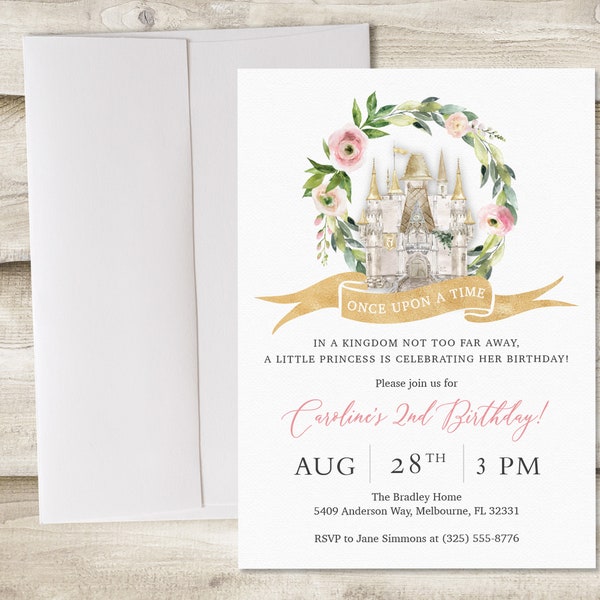 Fairytale Invitation - Etsy