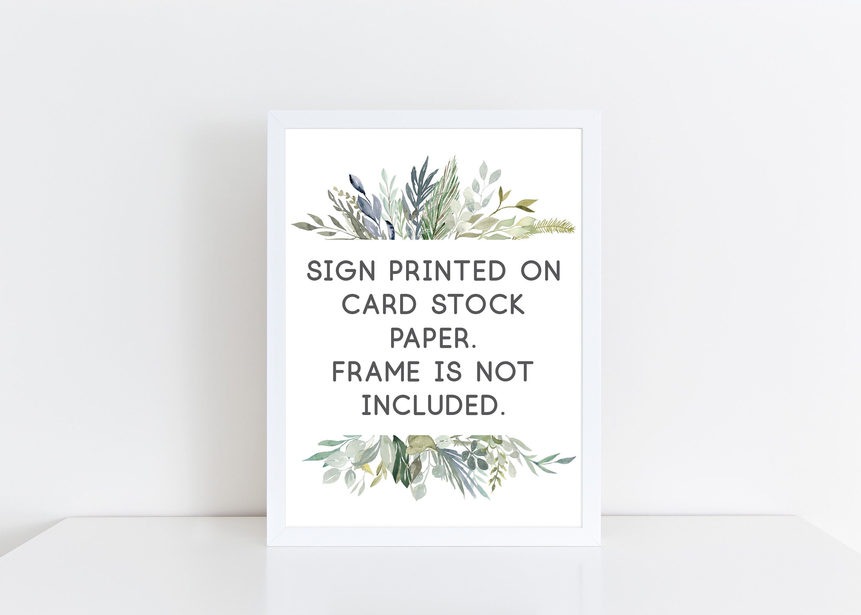 Invitations & Announcements FRAME NOT INCLUDED Signage for Shower or ...