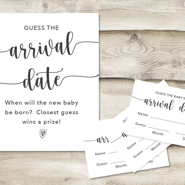 Guess Due Date - Etsy