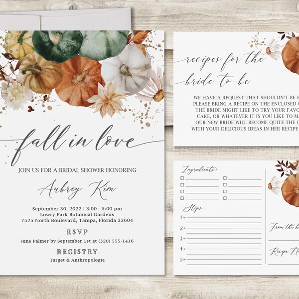 Fall Luncheon Invitation - Etsy