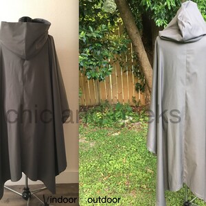 Star Wars Rey Inspired Waterproof Poncho With Lined Hood - Etsy