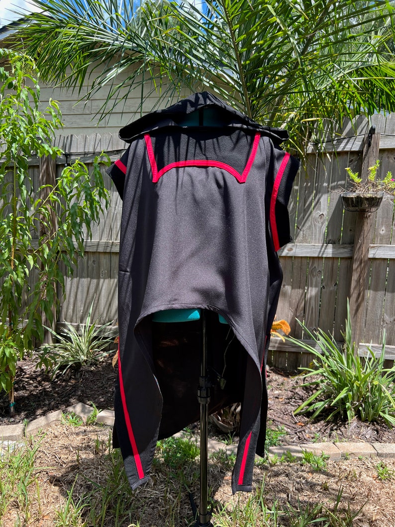 Star Wars Empire Black and Red Inspired Cosplay Poncho - Etsy