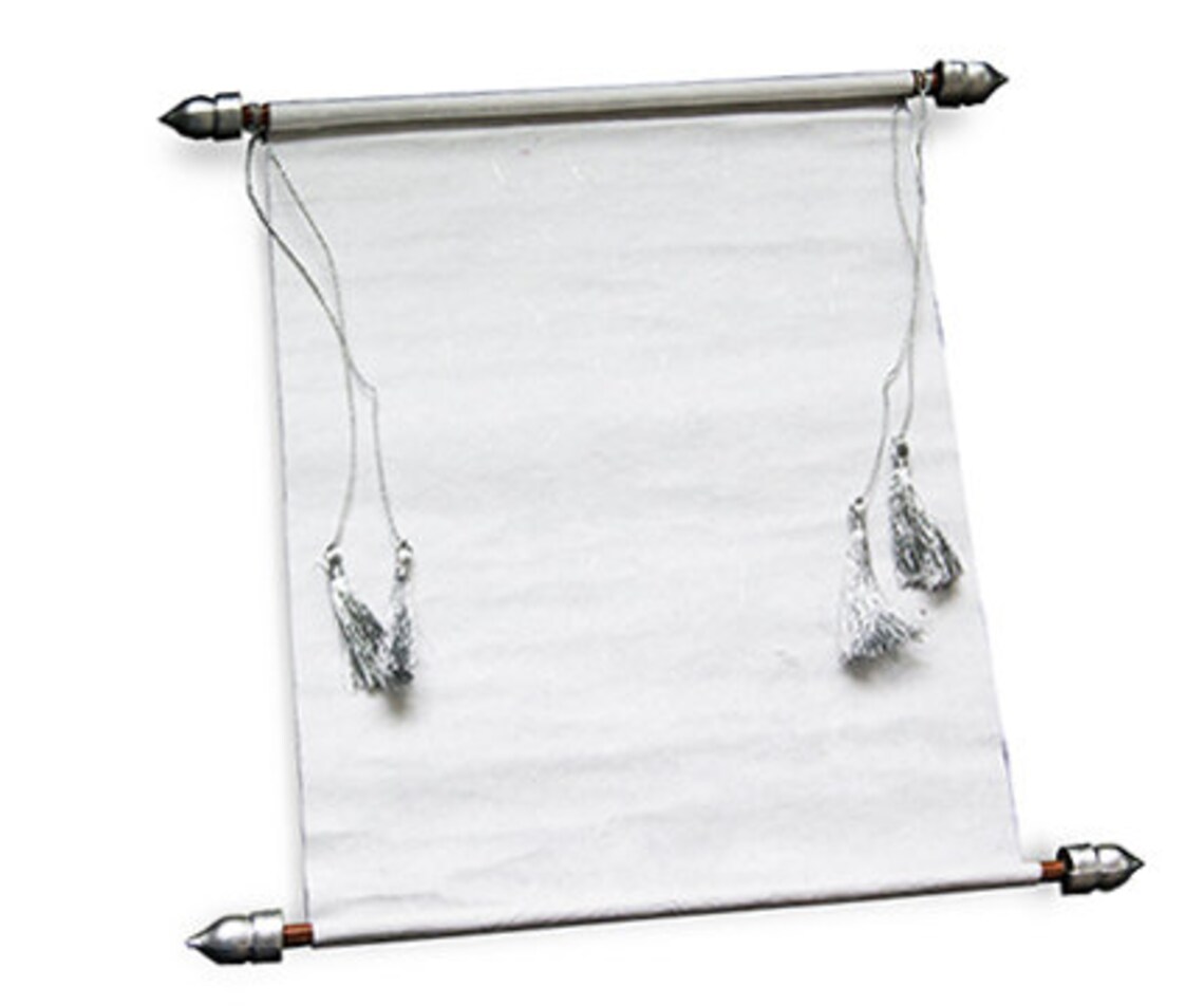 Handmade White Silk Paper Scroll Invitation W/box Set of 50 | Etsy