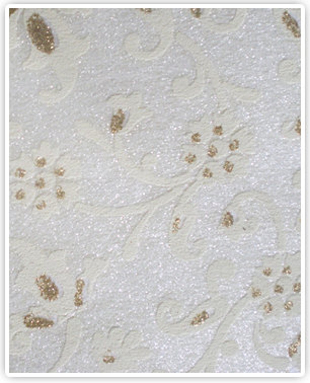 Non Woven Recycled Paper Ivory With Gold Lace Print, 22"x30" 90GSM - Etsy