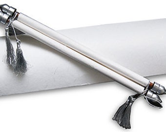 Handmade White Silk Paper Scroll Invitation With Box/envelopes | Etsy