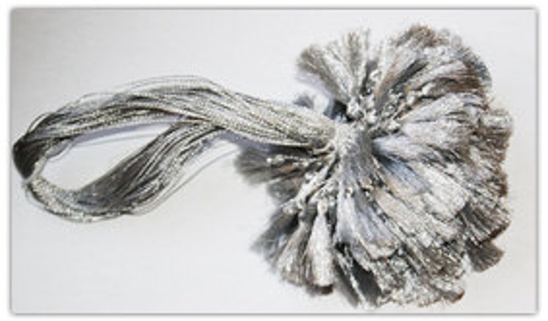 Silver Thread With Tassel Set of 10 - Etsy
