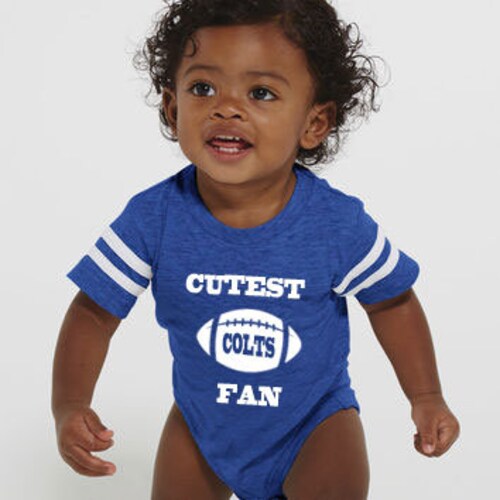 Cutest Colts Fan Football Bodysuit Outfit for Baby Girl - Etsy