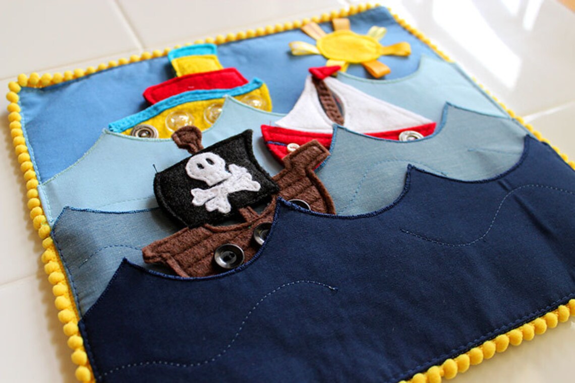 Felt Boats Things That Go Quiet Book PATTERN - Etsy