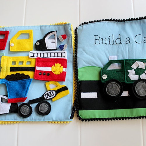 Felt Dump Truck Things That Go Quiet Book PATTERN - Etsy