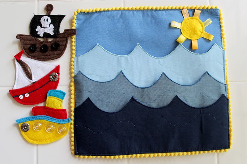 Felt Boats Things That Go Quiet Book PATTERN - Etsy
