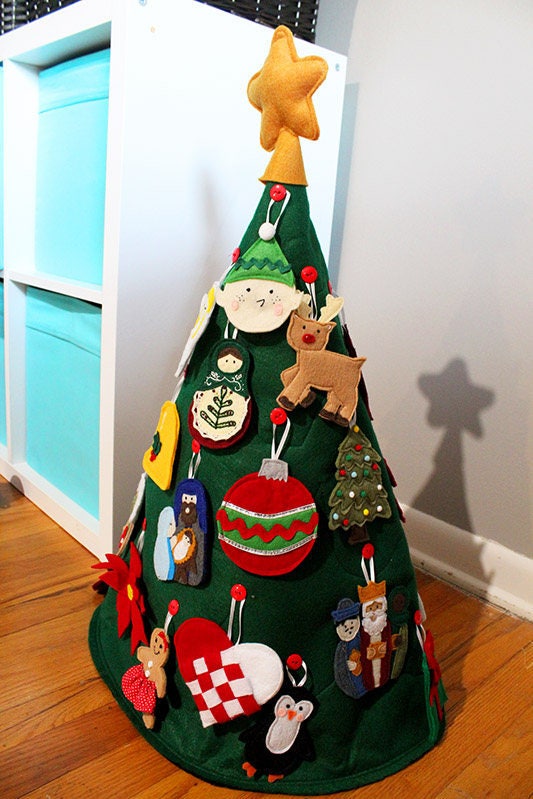 Felt Christmas Ornaments Advent PATTERN (25 Ornament BUNDLE!) - Etsy