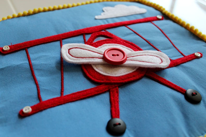 Felt Airplane Things That Go Quiet Book PATTERN - Etsy